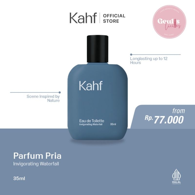 Jual Kahf Invigorating Waterfall Eau de Toilette 35 ml | Shopee Indonesia