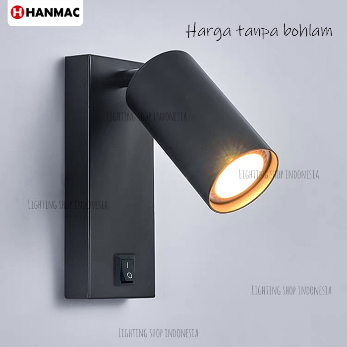 Jual Lampu dinding lampu plafon sorot lampu spotlight flexible saklar ...