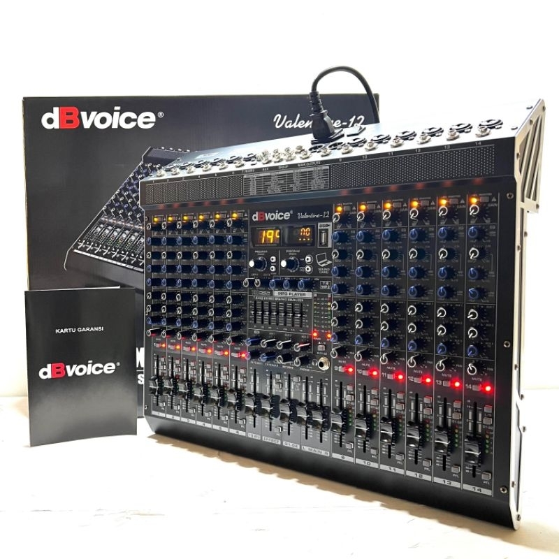 Jual Audio Mixer dB Voice Valentine 12 Original 12 Channel dbVoice ...