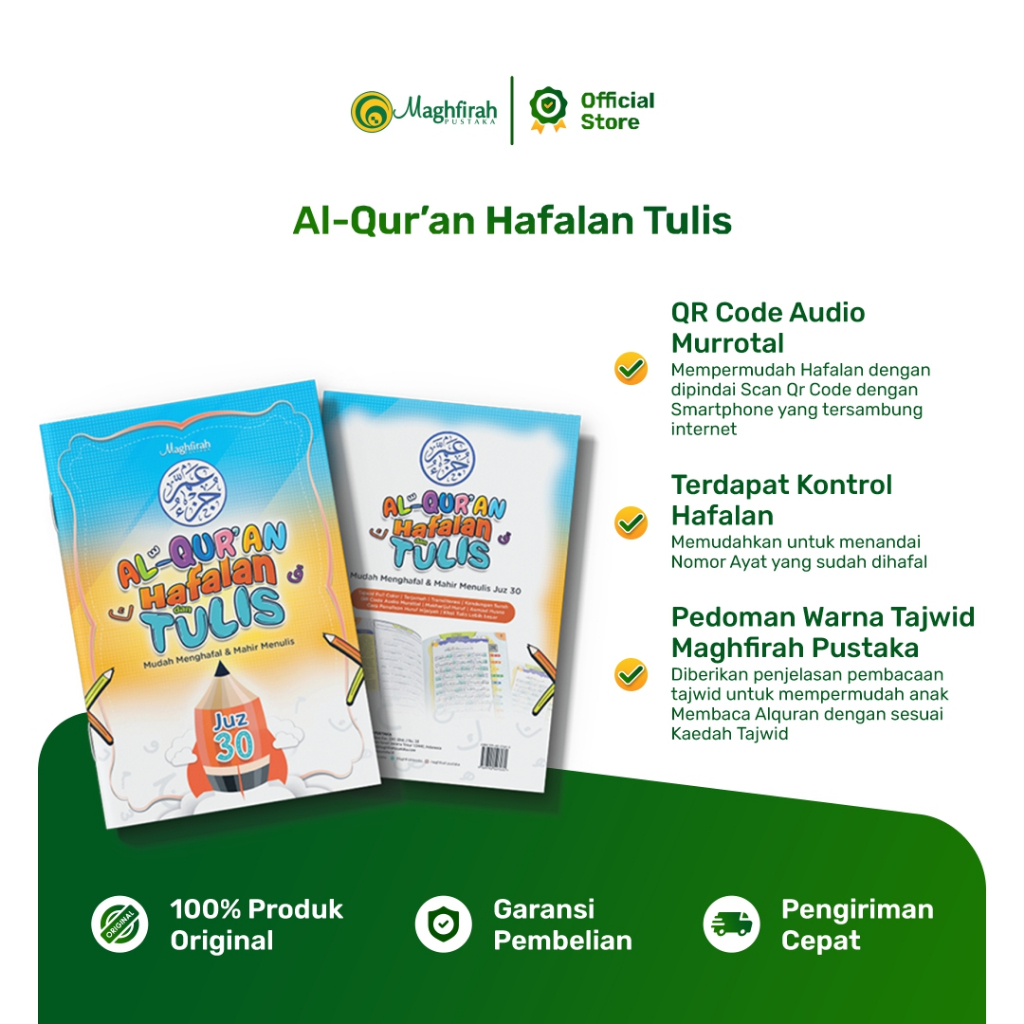 Jual Maghfirah Pustaka Alquran Hafalan dan Tulis Juz Amma Buku Edukasi ...