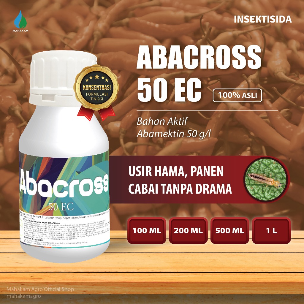 Jual Mahakam Abacross 50 EC 500 ml - Pestisida Insektisida Pembasmi Hama Penyakit pada Tanaman ...
