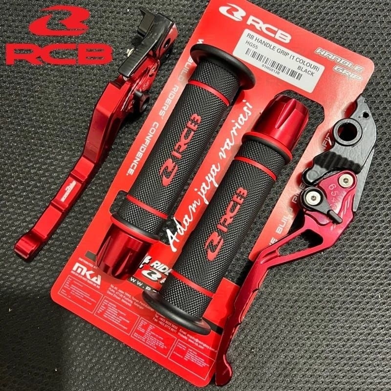 Jual RCB ORIGINAL HANDGRIP HG55 + JALU STANG CNC + HANDLE REM STELAN ...