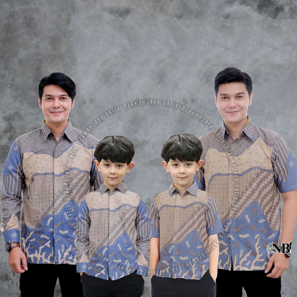 Jual TERBARU Couple sweet KEMEJA BATIK PRIA | BATIK INARA BIRU | Batik ...