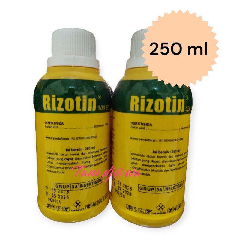 Jual Insektisida RIZOTIN 100 EC 250 ml | Shopee Indonesia