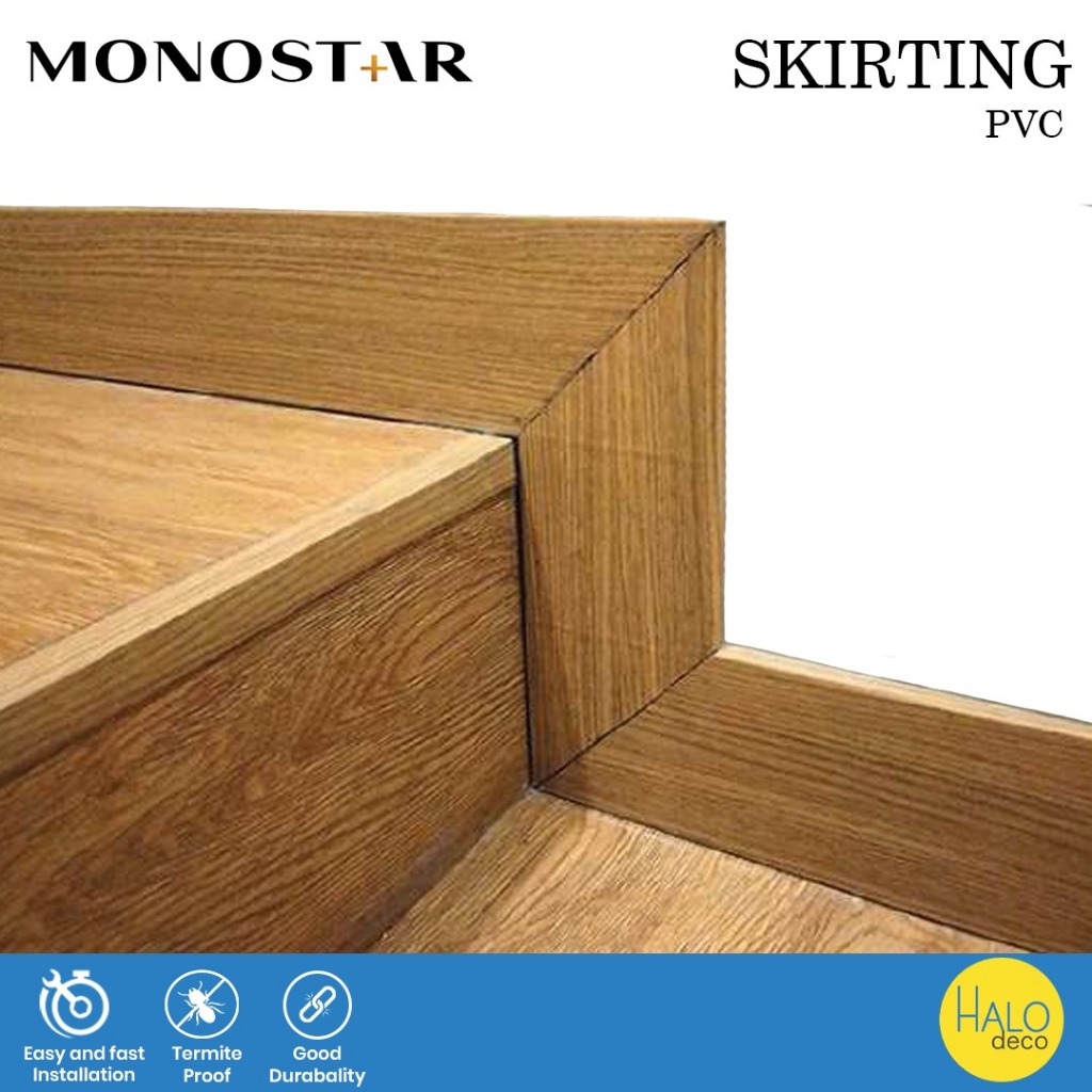 Jual PLINT HITAM POLOS/ SKIRTING BLACK PVC MONOSTAR– AKSESORIS LIST ...