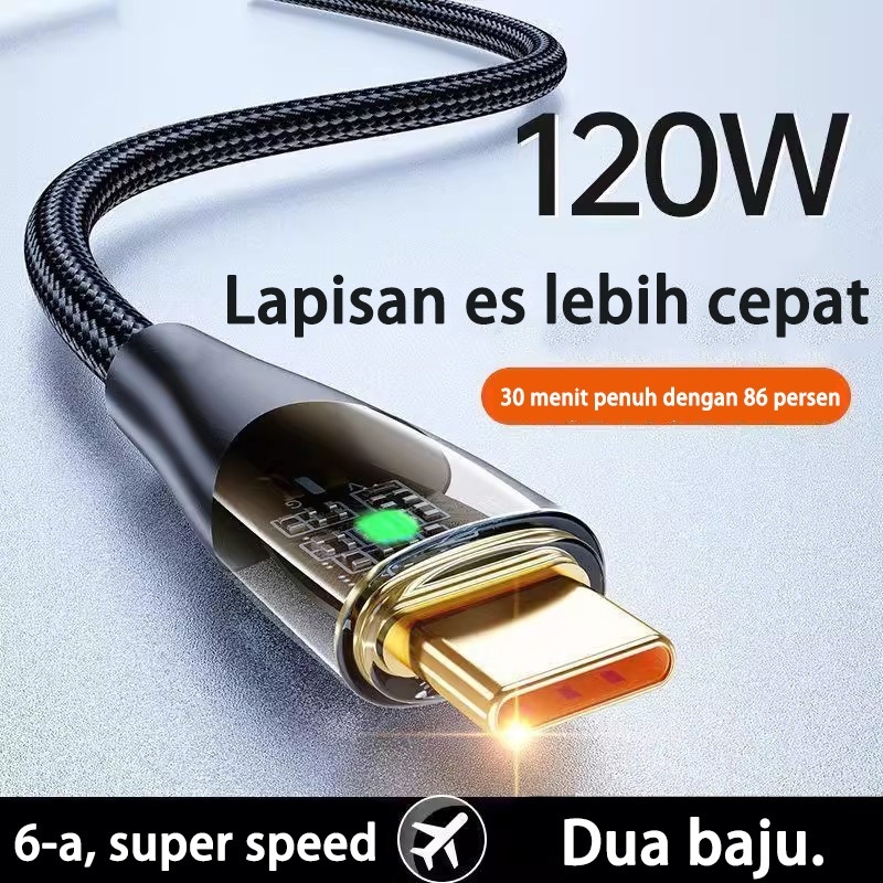 Jual Pasevin Kabel Data Clear Transparan IOS Type-C Micro USB Automatic Power-Off Fast Charge ...