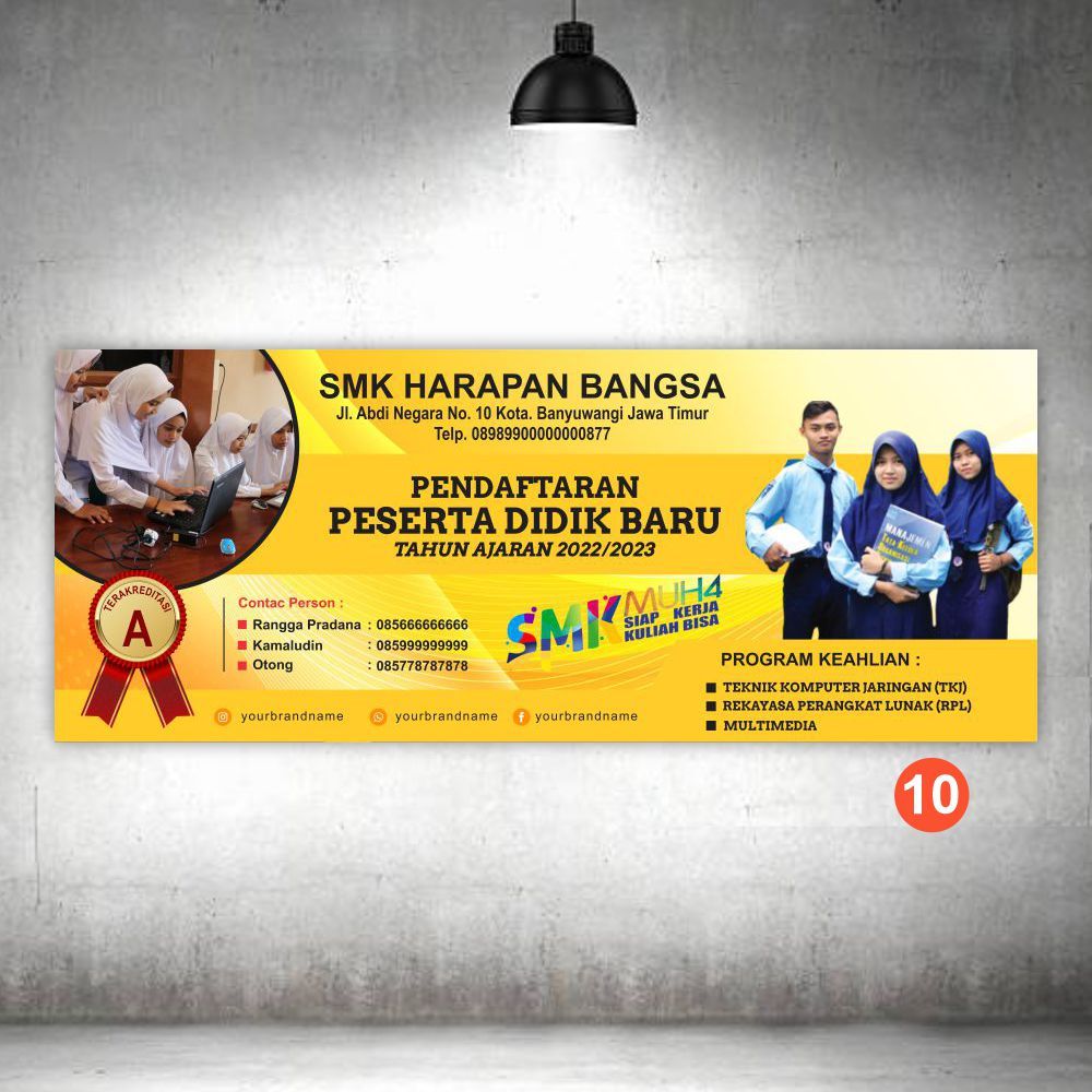 Jual CETAK Spanduk / Banner PPDB Sekolah | Shopee Indonesia