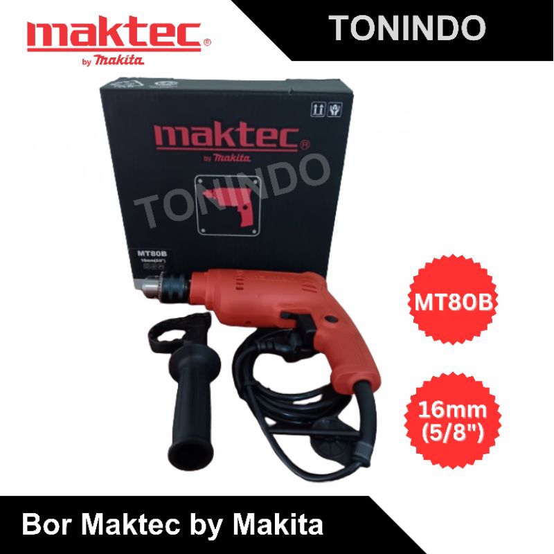 Jual Mesin Bor Beton Besi Maktec Makita MT80B 16mm | Shopee Indonesia