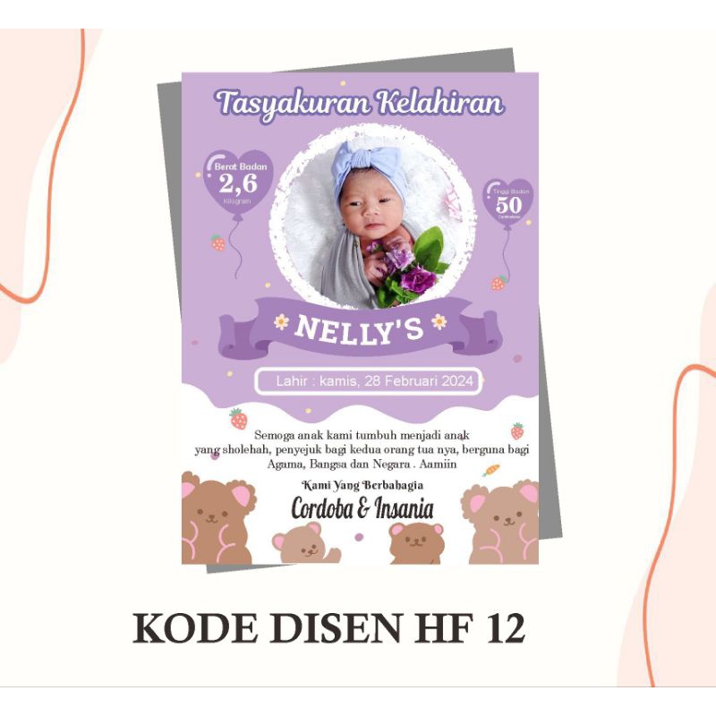 Jual STICKER TASYAKURAN AQIQAH BAYI/ STIKER AQIQAH BAYI/ UKURAN 10CM X ...