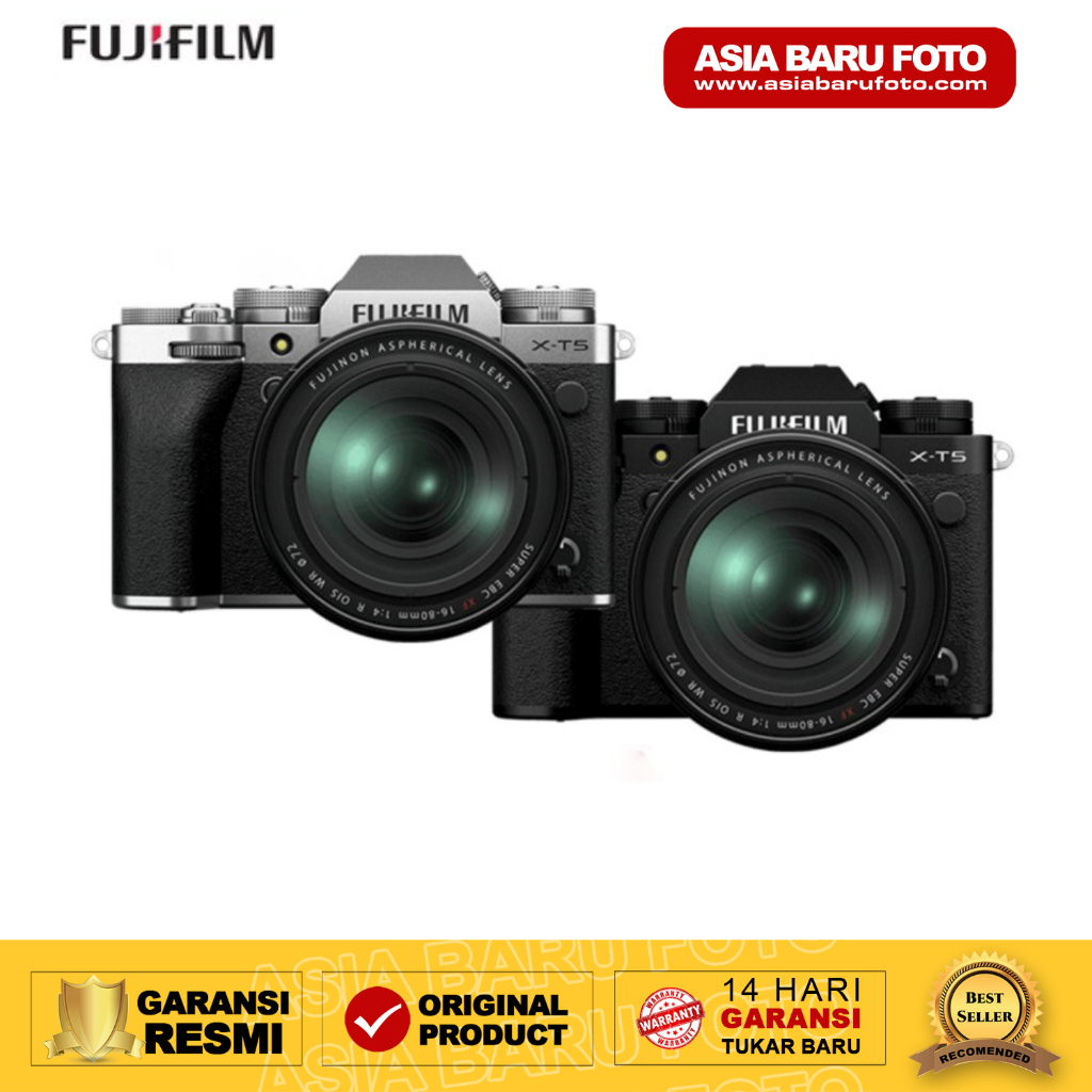 Jual FUJIFILM X-T5 Fuji XT5 Kit 16-80mm | Shopee Indonesia
