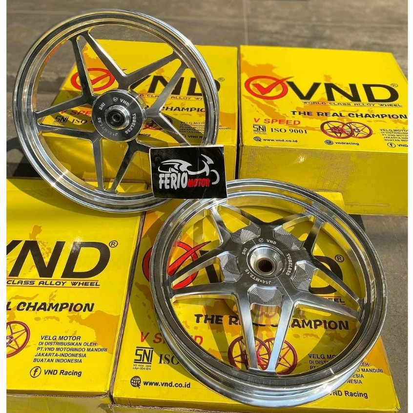 Jual Velg VND V Speed Vario 160 CBS ABS Cakram Belakang uk 185/215 Ring 14 | Shopee Indonesia