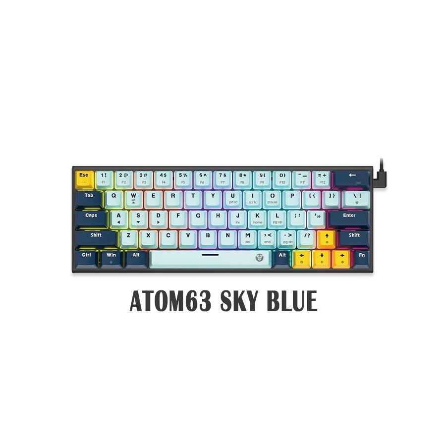 Jual Fantech ATOM V2 Mizu Edition RGB Mechanical Gaming Keyboard ...
