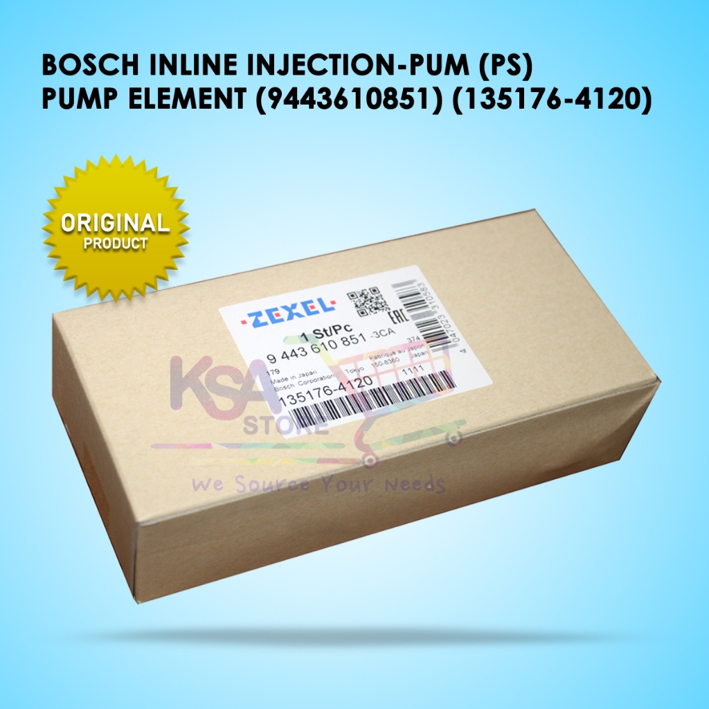 Jual BOSCH INLINE INJECTION-PUM (PS) Pump element (9443610851) (135176 ...