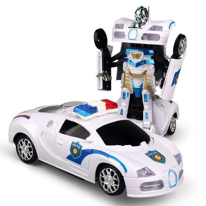Jual SHE ACC Mainan Anak Mobil Polisi bisa jadi Robot / Police Car ...