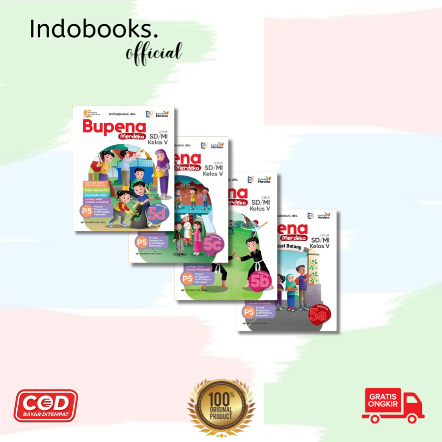 Jual BUPENA MERDEKA SD/MI JL.5A,B,C,D/KM | Shopee Indonesia