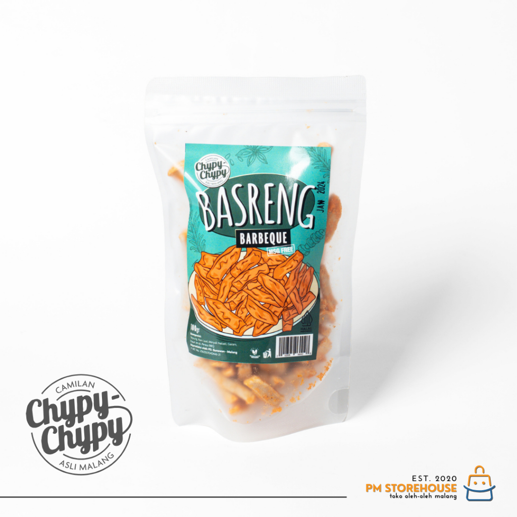 Jual Basreng Barbeque Renyah Chypy - Kemasan Pouch | Shopee Indonesia
