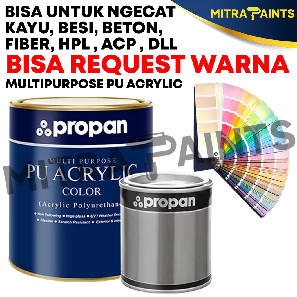 Jual DUCO PROPAN ACRYLIC POLYURETHANE 1 LITER SET / TAMPILAN SATIN / GLOSS / DOF / ACRYLIC PU ...