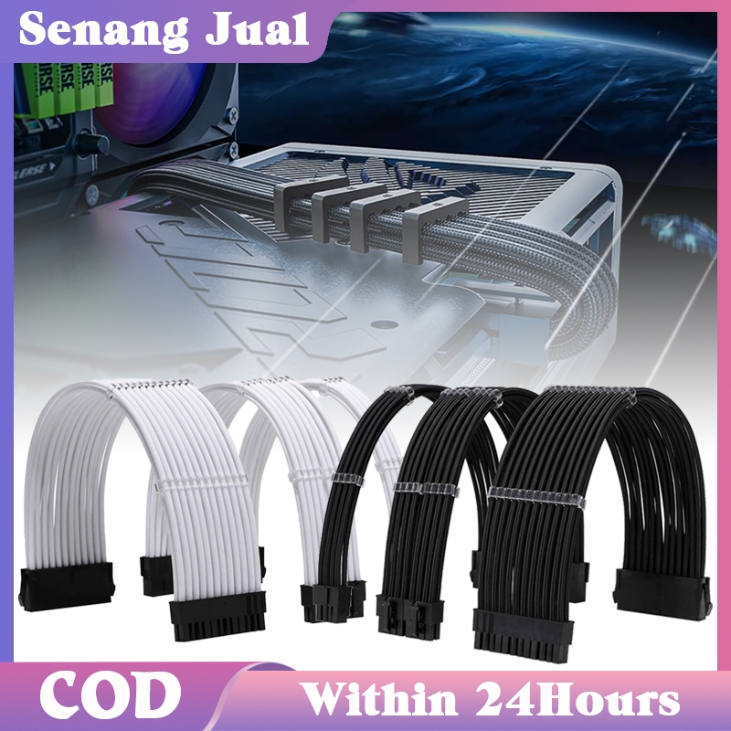 Jual Kabel Extension Psu Sleeve Cable Psu 25cm Untuk Catu Daya ...