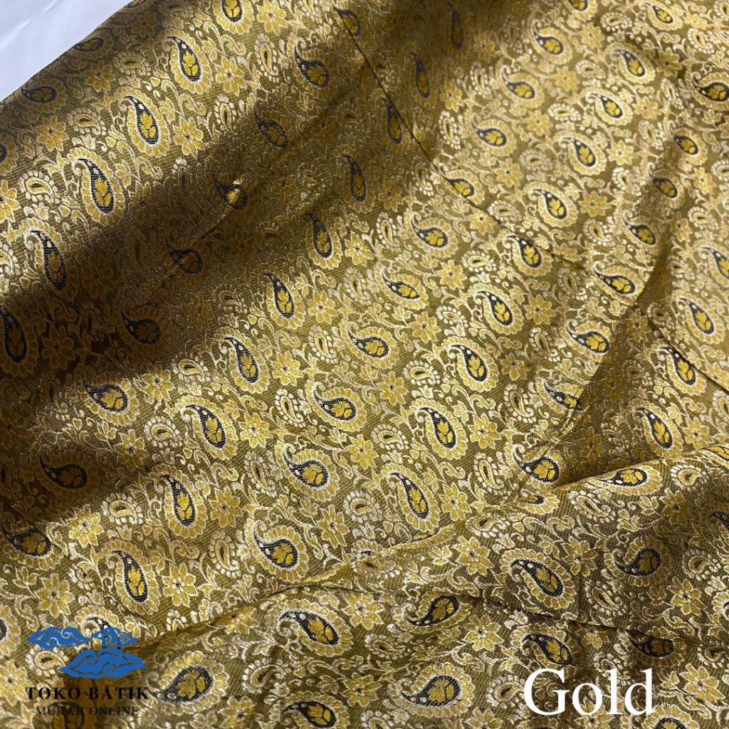 Jual Kain Songket Nusantara Golden Kilap Premium Motif Kerajaan ...