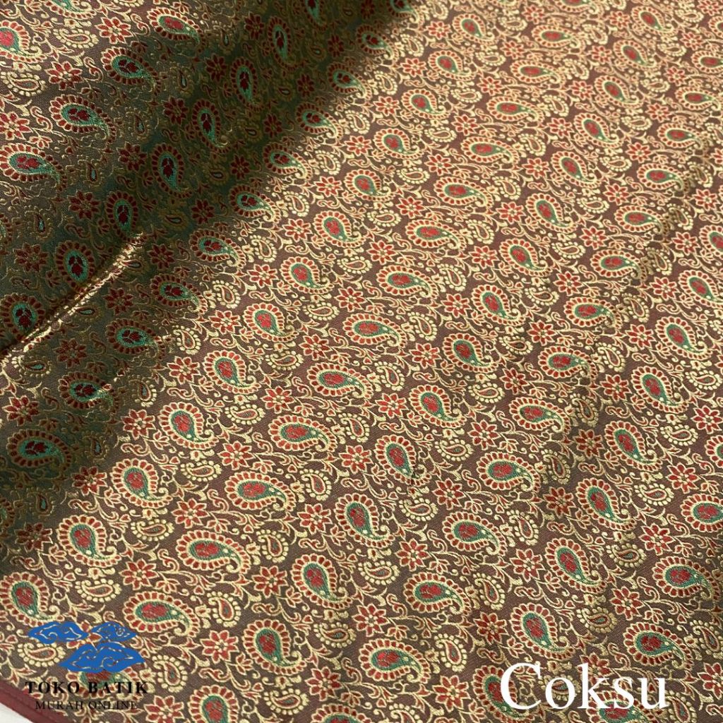 Jual Kain Songket Nusantara Golden Kilap Premium Motif Kerajaan ...