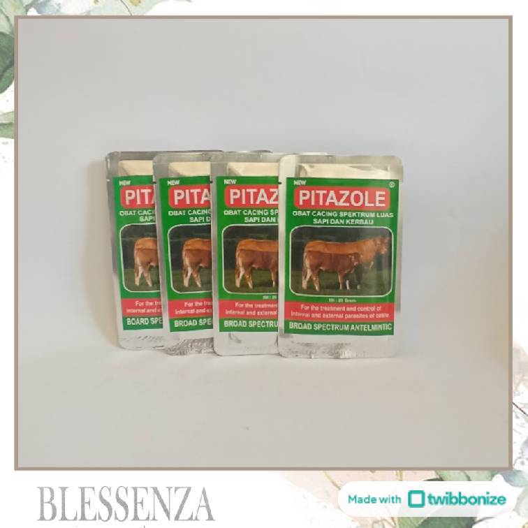 Jual PITAZOLE SAPI SERBUK 25GR - OBAT CACING SAPI KERBAU DAN TERNAK ...
