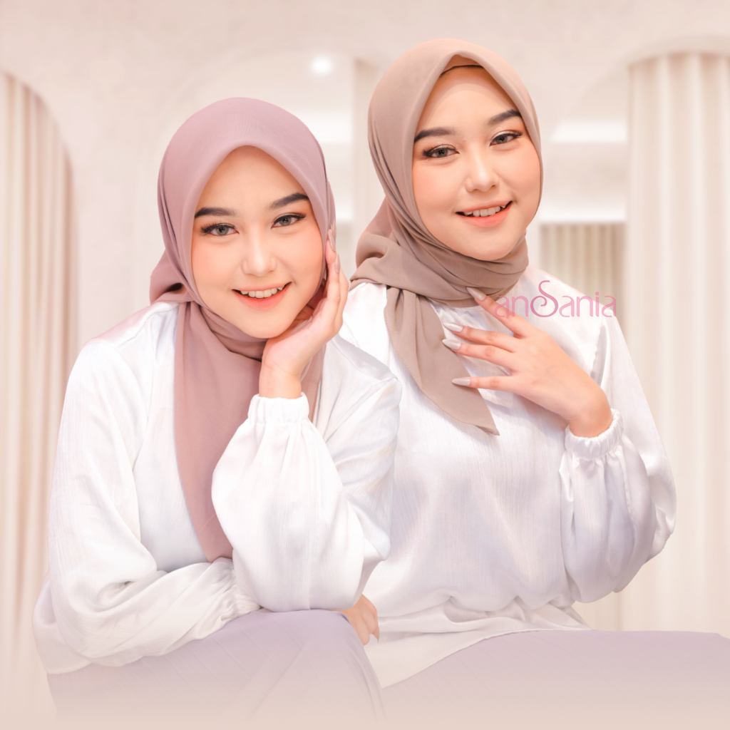 Jual Ansania Hijab Jilbab Segiempat Paris Japan Premium Shopee Indonesia