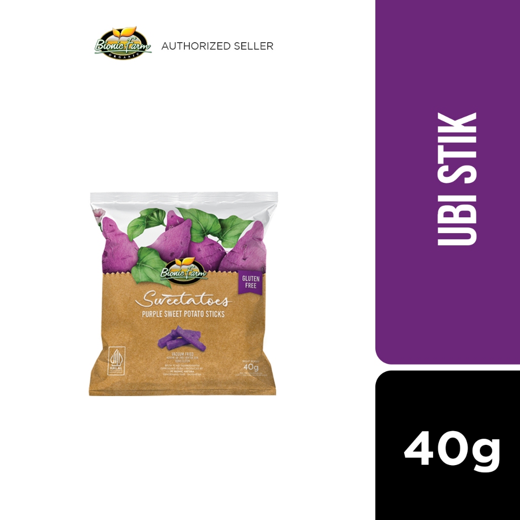 Jual Bionic Farm Sweetatoes Stik Ubi Ungu 40g | Shopee Indonesia