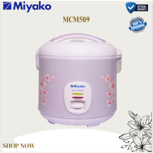 Jual MIYAKO RICE COOKER MCM 509 MAGIC WARMER PLUS/MCM509 / MCM-509 ...