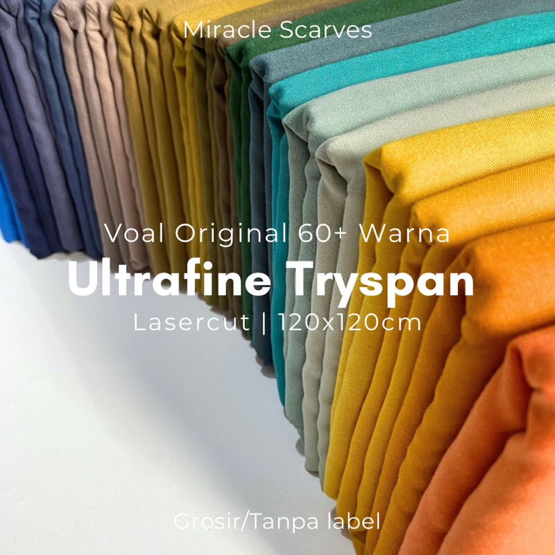 Jual Miracle | Voal Ultrafine by Tryspan | Lasercut 120 x 120 | Hijab ...