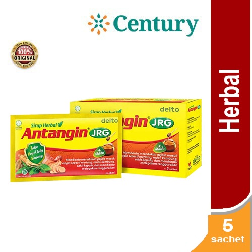 Jual ANTANGIN JRG BOX @5 SACHET @15ML / OBAT HERBAL | Shopee Indonesia