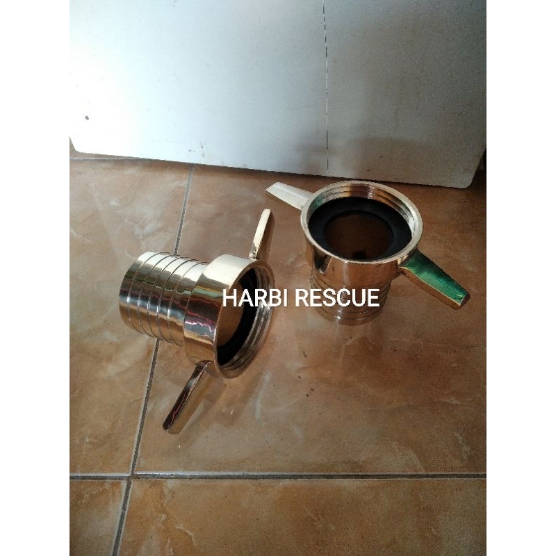 Jual Coupling pompa tohatsu female 3 inch ke selang 2,5 inch kuningan ...