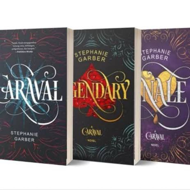 Jual Caraval Series by Stephanie Garber book( Caraval -1, Legendary -2, & Finale-3) (bahasa ...