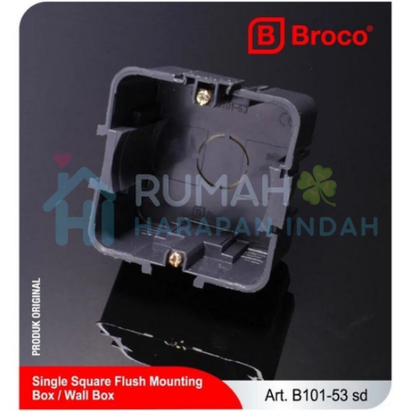 Jual Doss Inbow Persegi Broco tipe B101-53 | Doos Hitam - Mangkok Hitam ...