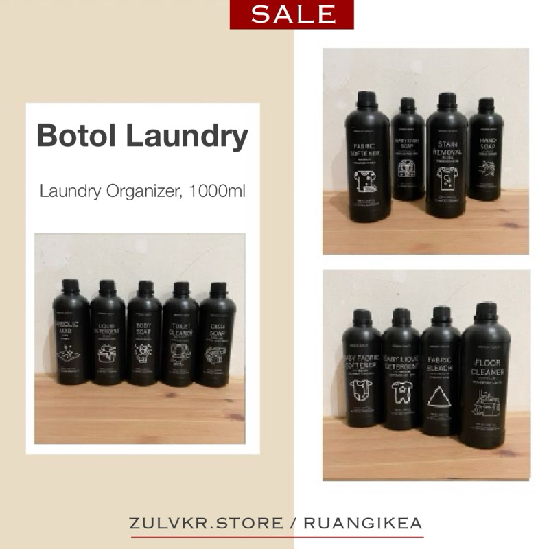 Jual [L3.0] Botol laundry aesthetic refill Botol Agro Sabun Cair ...