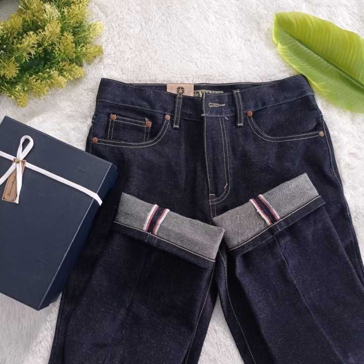 Jual denim selvedge fading Black Indigo | Shopee Indonesia