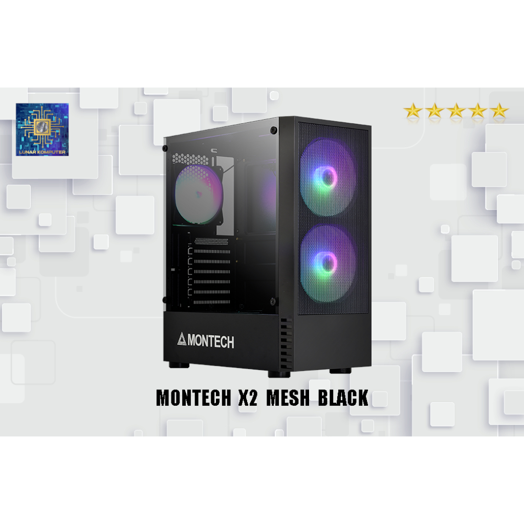 Jual Montech X2 Mesh Black Computer Chassis | Shopee Indonesia