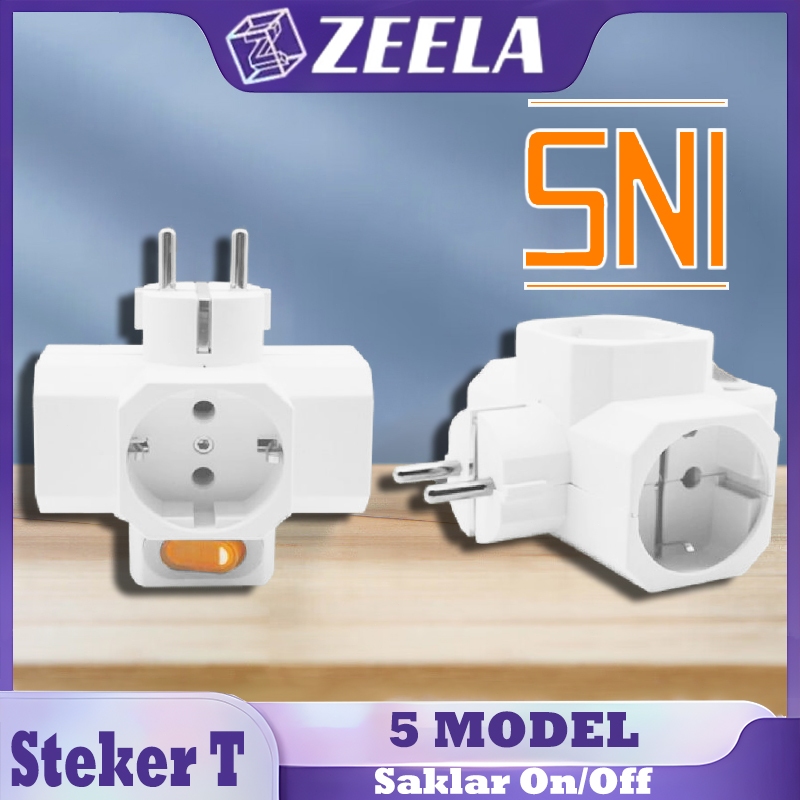 Jual Steker T Arde 3 Lubang SNI ASLI Saklar on/off Colokan Listrik Stop ...