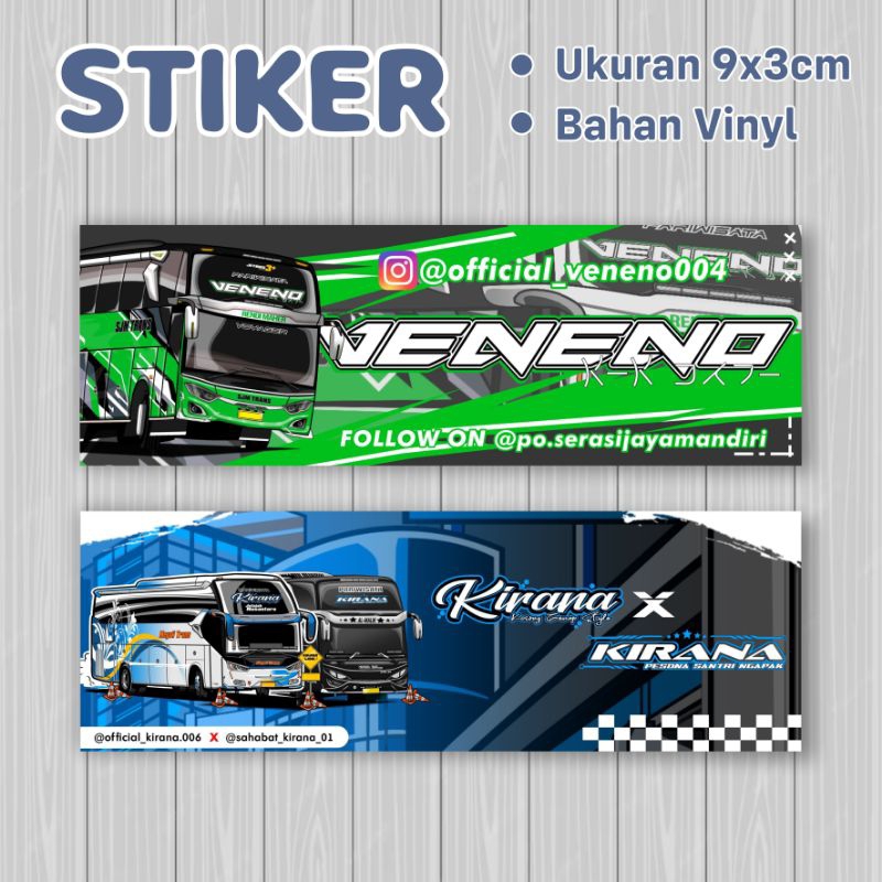 Jual STIKER BUS (P3) | Shopee Indonesia