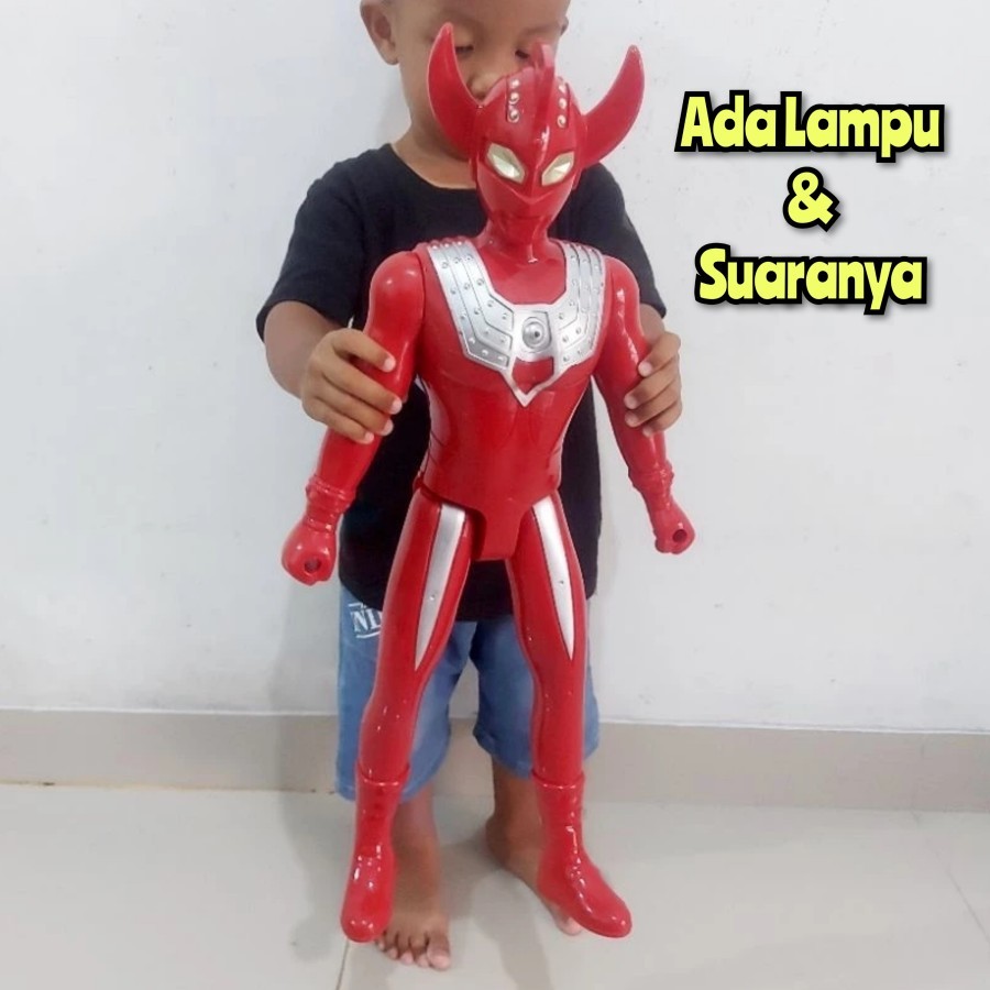 Jual Mainan Figur Power Rangers Uk Jumbo - Action Figure Ultraman Merah ...