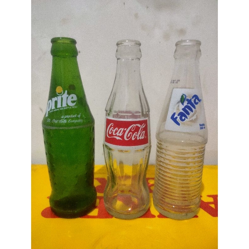 Jual BOTOL BEKAS SPRITE FANTA COCA COLA 200 ML BOTOL HIAS BOTOL ...