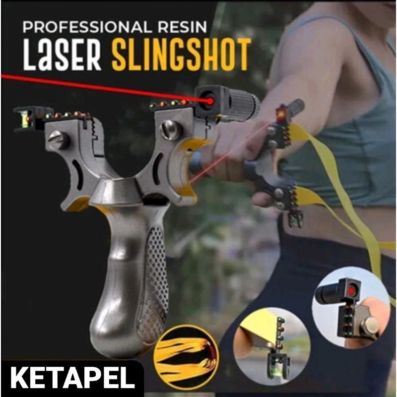 Jual Ketapel Laser Sling Shot Hobi Berburu Burung Ikan - Ketapel With ...