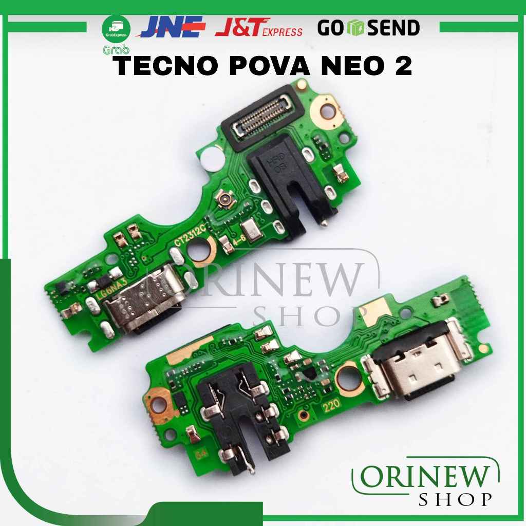 Jual Pcb Board Usb Konektor Cas Tecno Pova Neo 2 Connector Charger ...