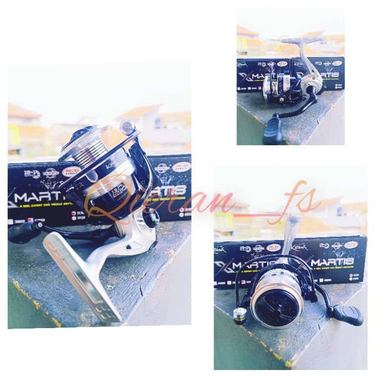 Jual Reel Pancing Katana X Martis 13+1 Ball Bering (Power Handle ...