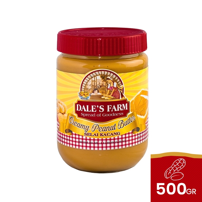 Jual Dale’s Farm Creamy Peanut Butter 500gr – Selai Kacang | Shopee ...