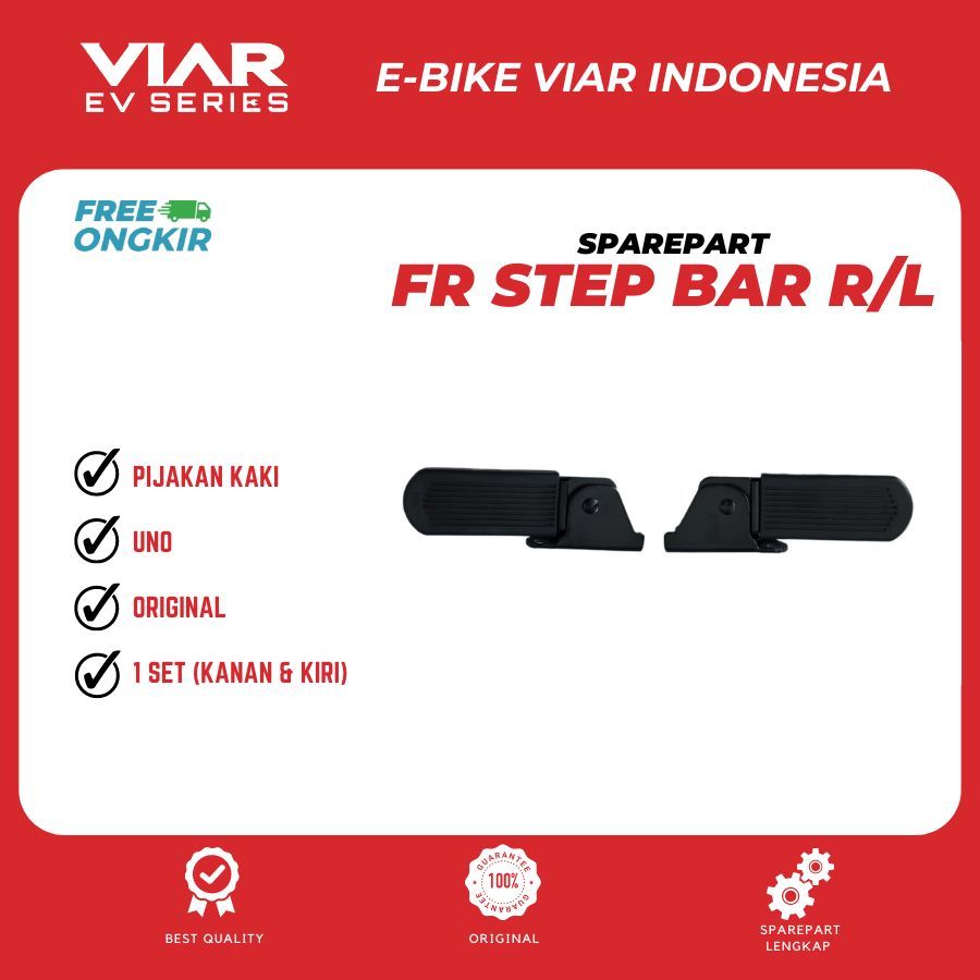 Jual FR STEP BAR R/L EBIKE UNO3 / PIJAKAN KAKI EBIKE UNO3 | Shopee ...