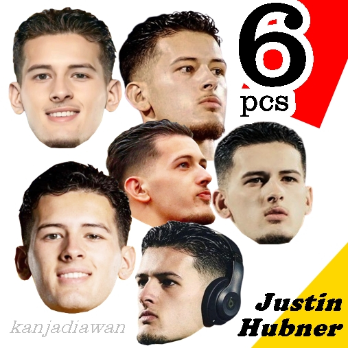 Jual Head Sticker Justin Hubner Stiker Kepala Timnas Indonesia Nathan ...