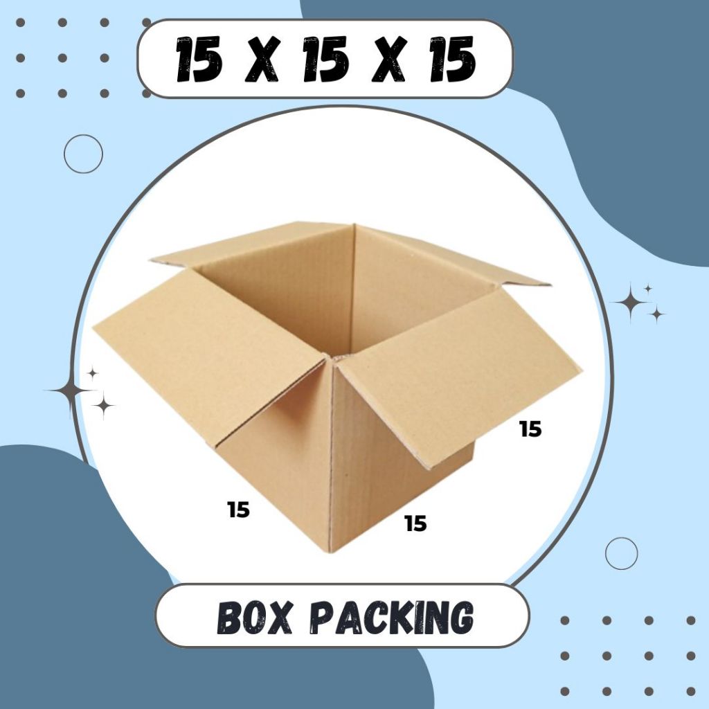 Jual Baru Kardus AMDK 15x15x15 cm (12x120ml) Karton/paking/Box/Polos ...