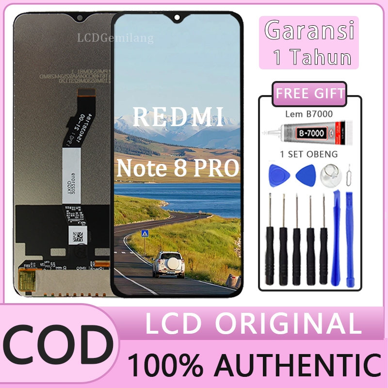 Jual 【ORIGINAL】 LCD XIAOMI REDMI NOTE 8 PRO Layar sentuh kualitas tinggi fullset Touchscreen/HD ...