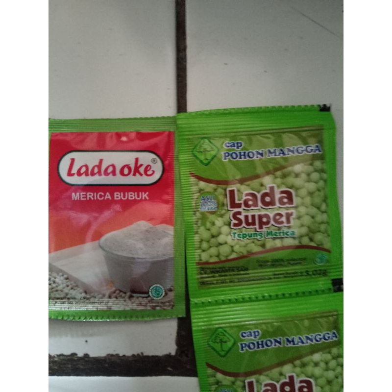 Jual lada bubuk/merica bubuk/ladaku/refina lada 4g/Indofood lada bubuk ...