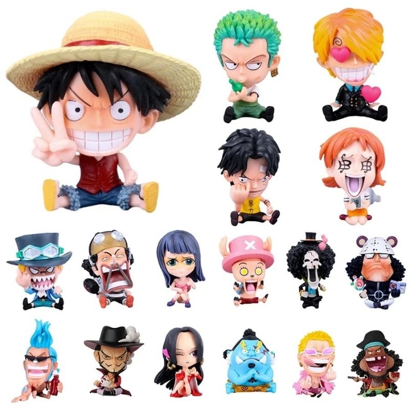 Jual figure one piece kuma dracule mohawk boa Luffy chibi sitt ver ...